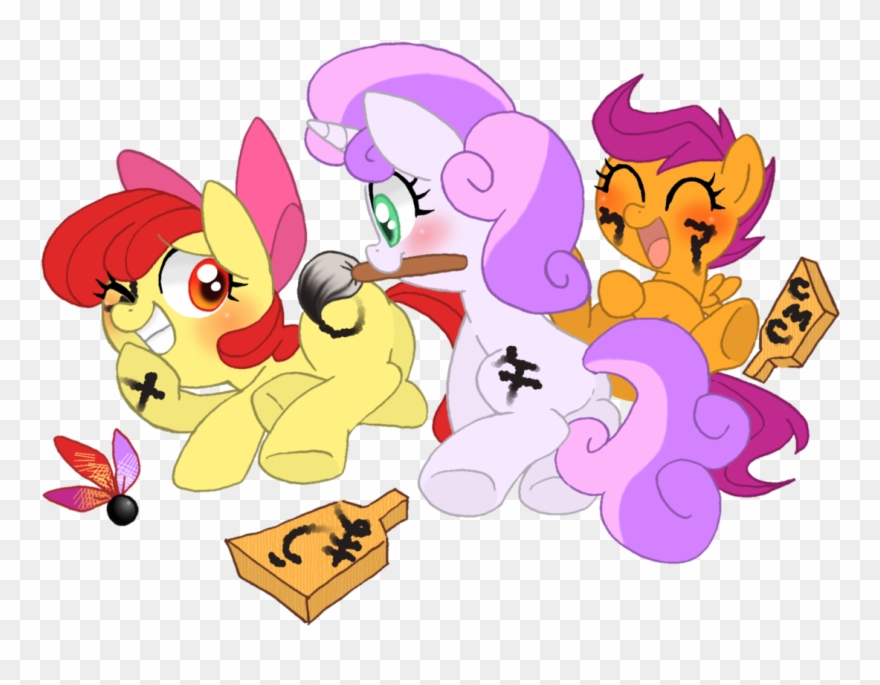 Apple Bloom, Artist - Writing Cutie Mark Clipart (#1625966) - PinClipart