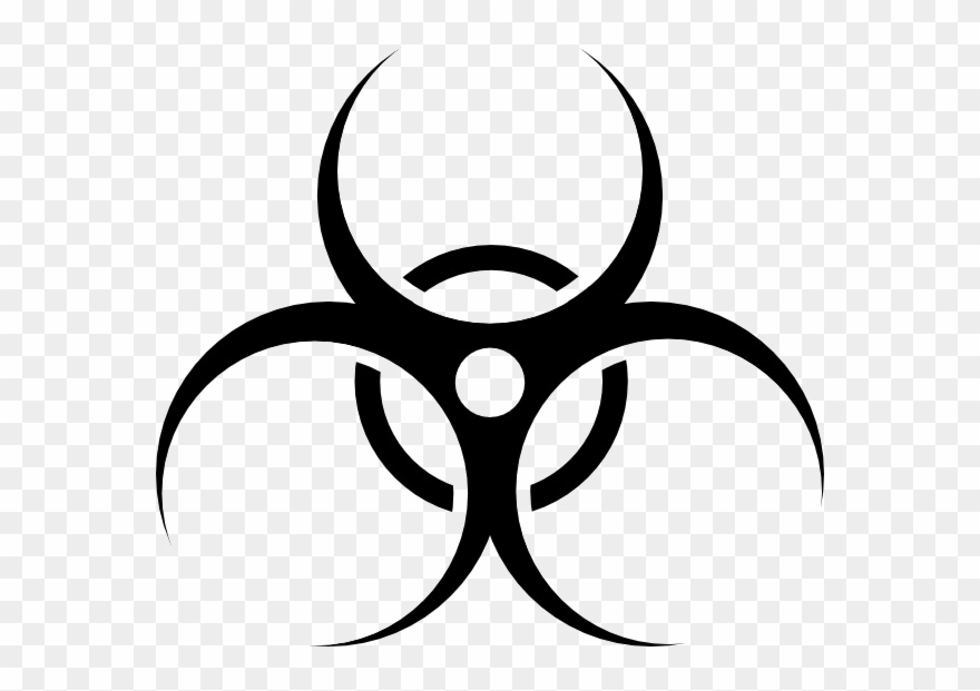 Biohazard Transparent Clipart Free Stock - Biohazard Symbol Clip Art ...
