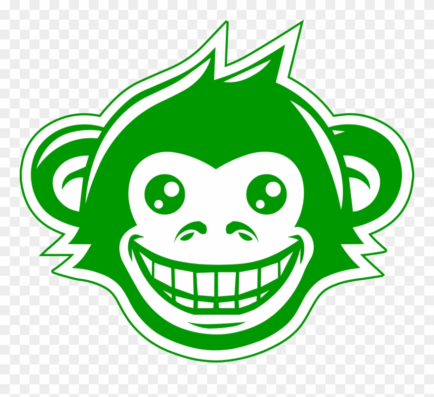 Green Monkey Cartoon Clipart (#1637464) - PinClipart