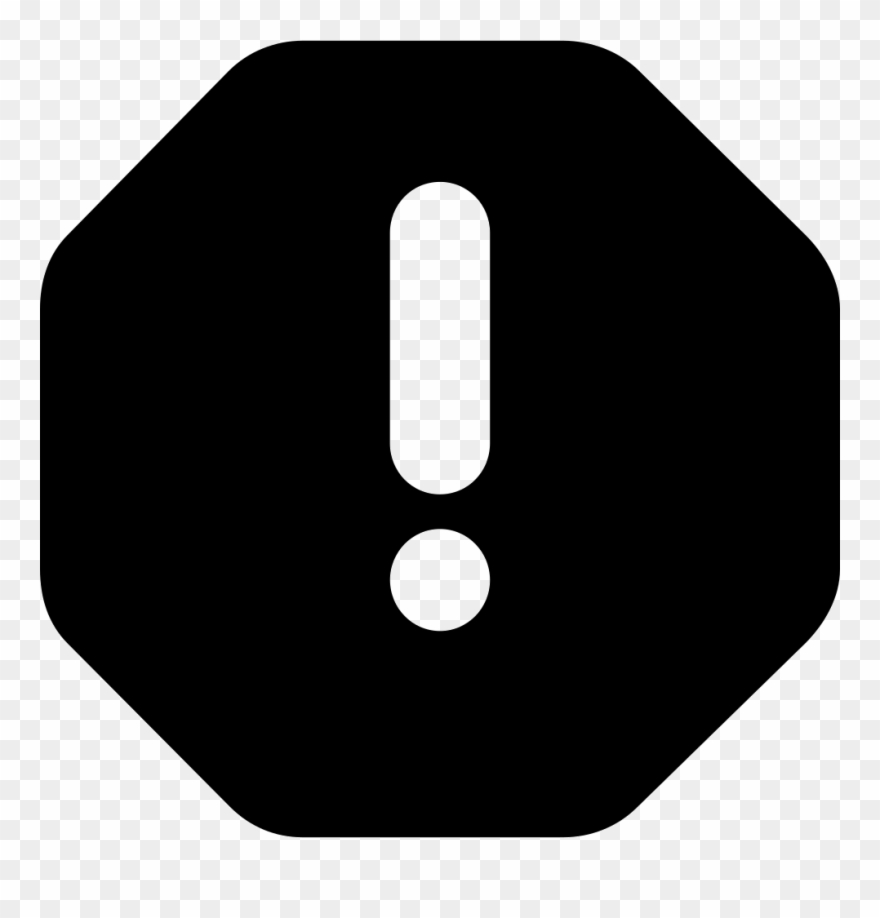 Download Png File - Error Icon Black Clipart (#1638776) - PinClipart