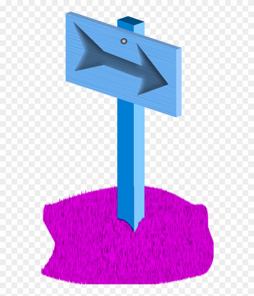 Sign Post Arrow Right - Clip Art - Png Download (#1638974) - PinClipart