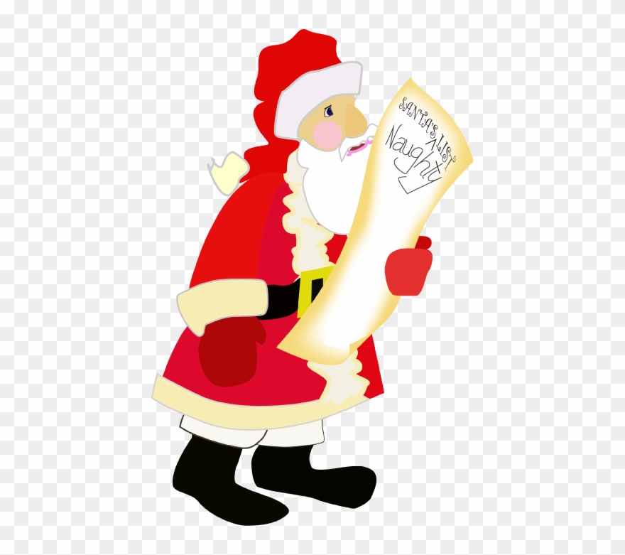 Santa List Clip Art - Png Download (#1649380) - PinClipart