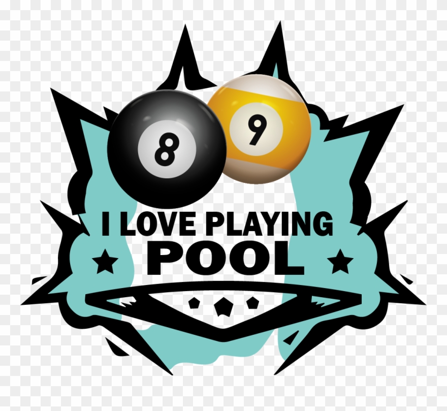 Download I Love Playing Pool - Pool Clipart (#1650819) - PinClipart