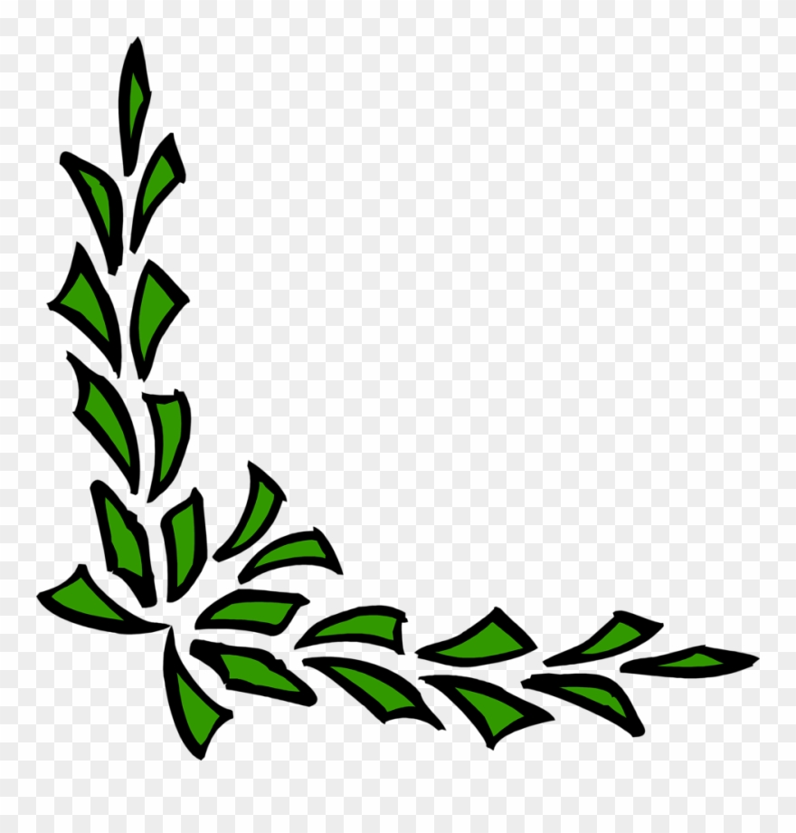 Green Corner Png Graphic Free - Corner Frames Design Png Clipart ...