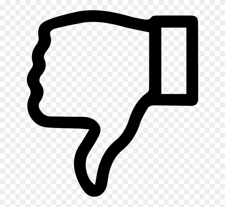 Thumbdown - Daumen Runter - Lustiges Gelbes Kunststoffschild Mit ...