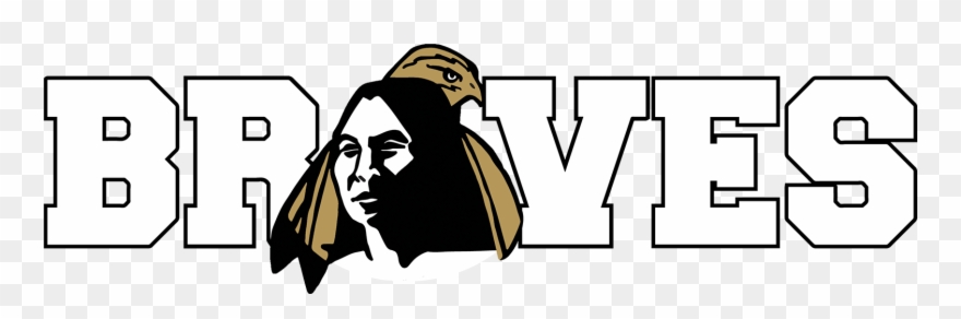 Download Braves White W Black Outline - Unc Pembroke Braves Bean Bag ...