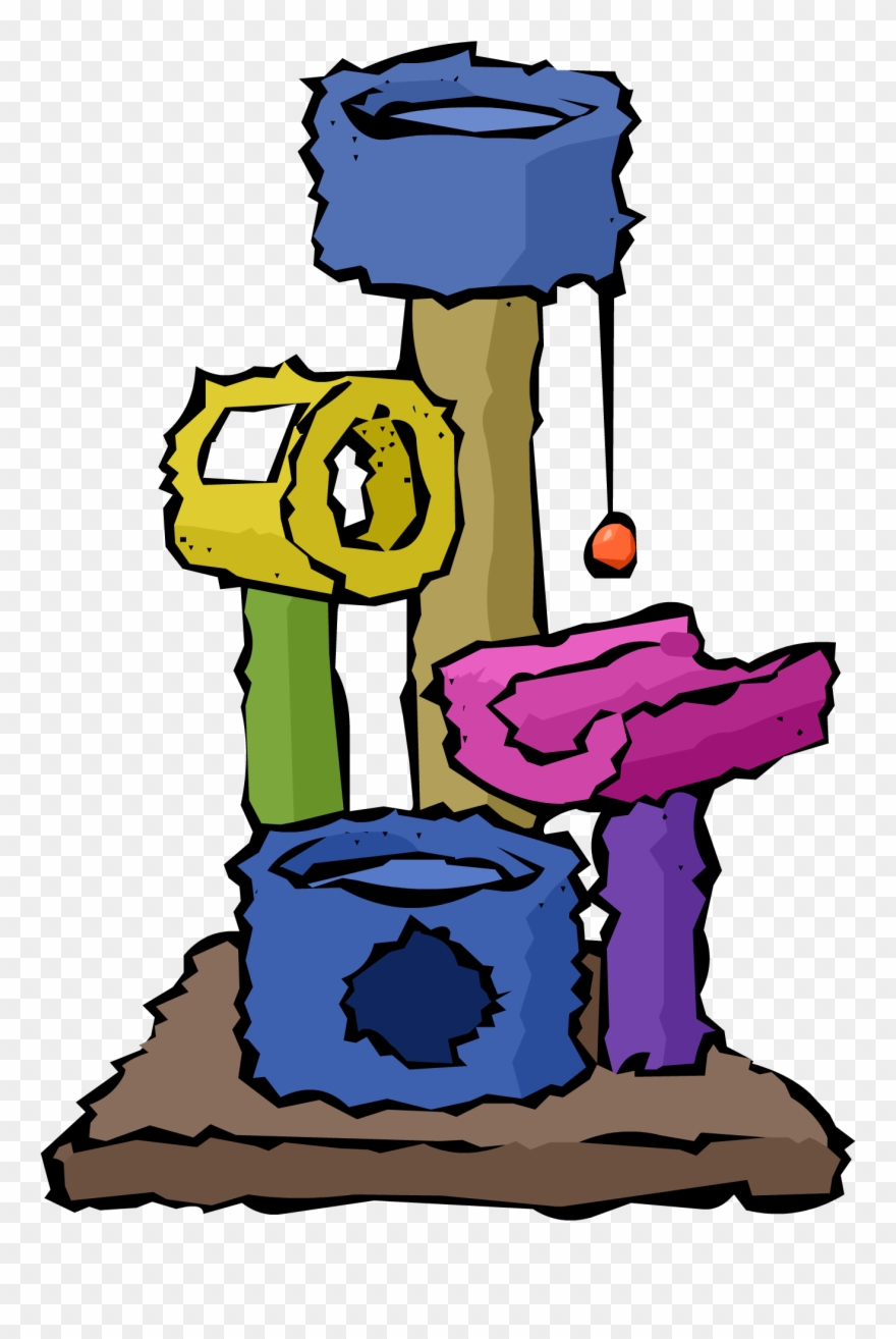 Scratch Tower - Club Penguin Puffles Clipart (#1692379) - PinClipart