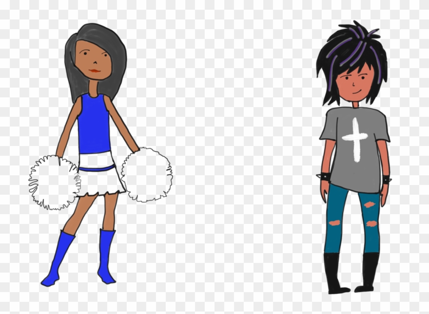 Personal Identity Expression In Adolescents Often Involves - Cartoon ...