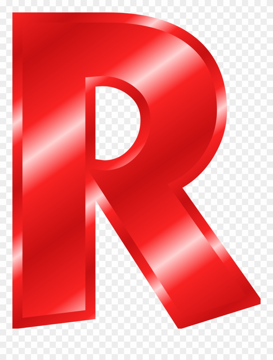 Download Letter R Color Red Clipart (#1696756) - PinClipart