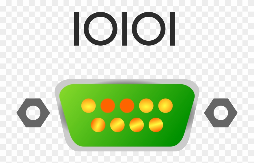 Serial Port Icon - Rs 232 Symbol Clipart (#171067) - PinClipart