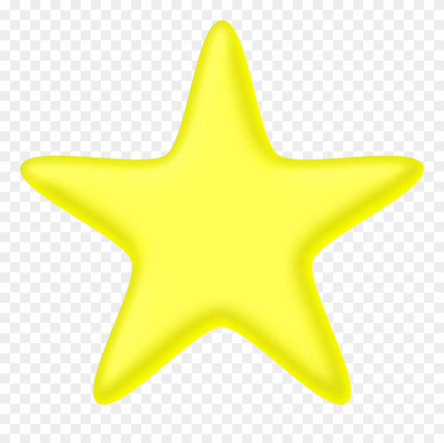 Yellow Star Clipart (#1705713) - PinClipart