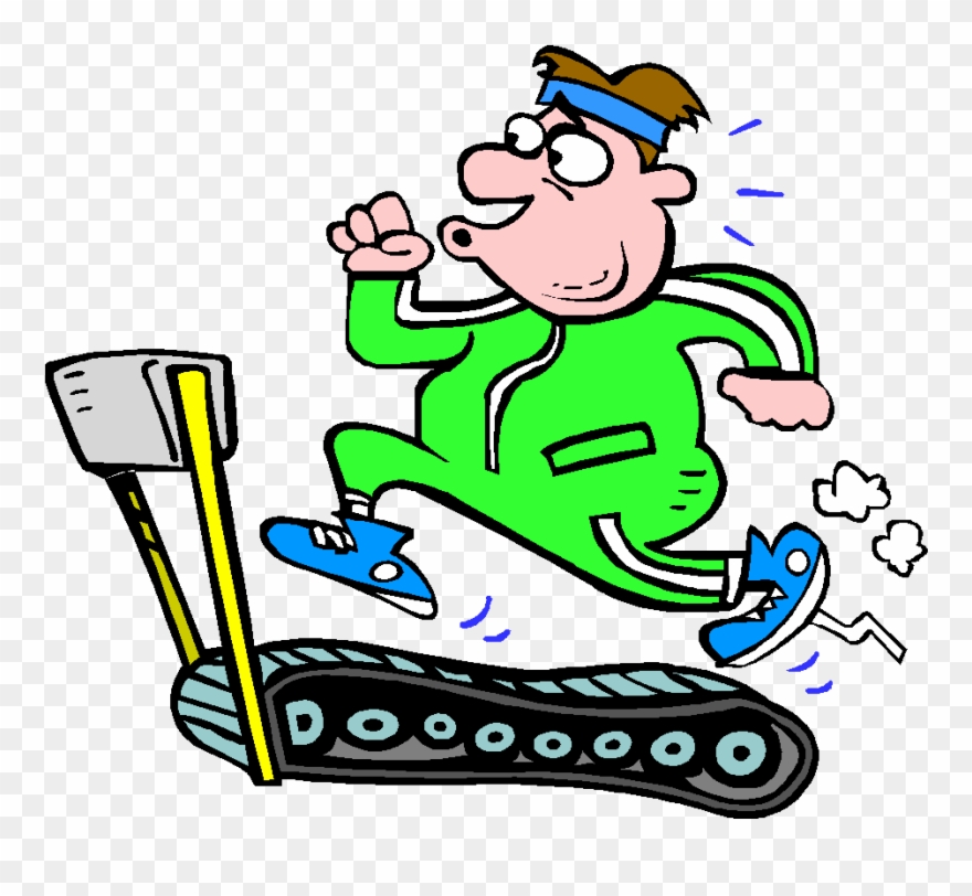 Kesalahan Dengan Treadmill Oleh Kesehatan Segiempat - Cartoon On ...