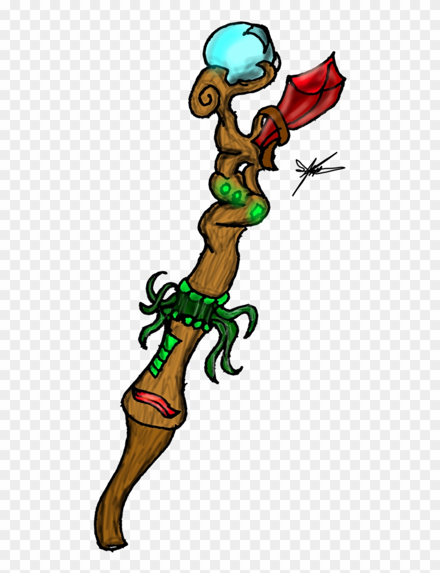 Cursed Object Ruby Of The Real Eye - Sceptre Clipart (#1706796 ...