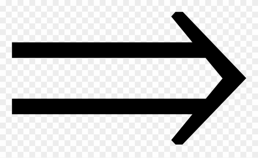 Double Arrow Math Clipart (#1707782) - PinClipart