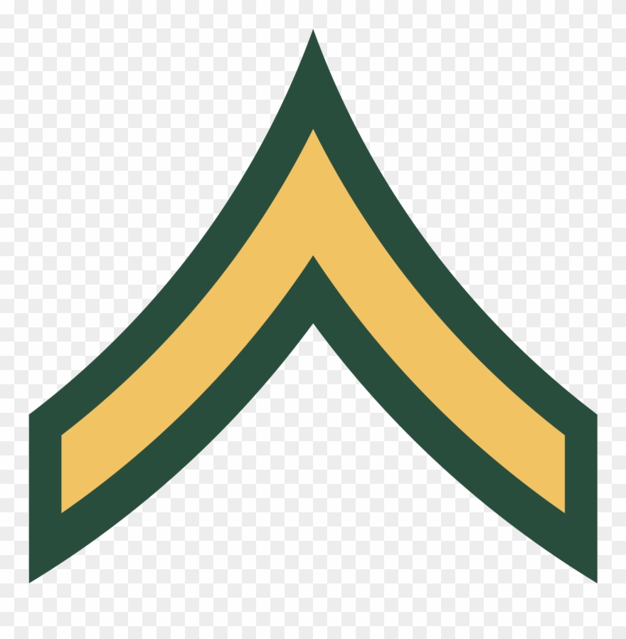 Private Insignia - Army Pvt Clipart (#1725246) - PinClipart