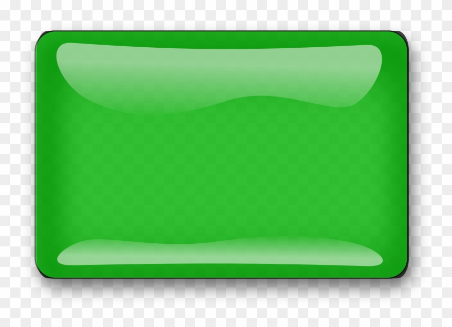 Button Clipart Green Colour - Green Rectangle Button Icon - Png ...