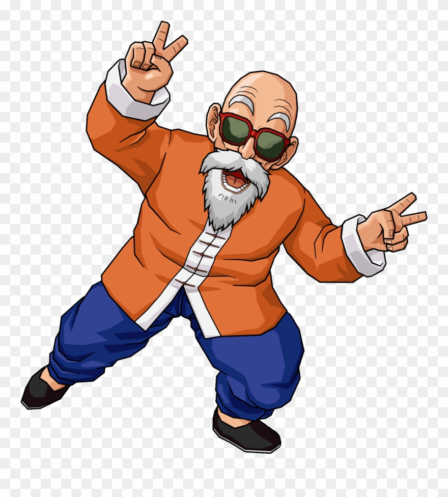 Download Master Roshi - Dragon Ball Z Master Roshi Clipart (#1727729 ...
