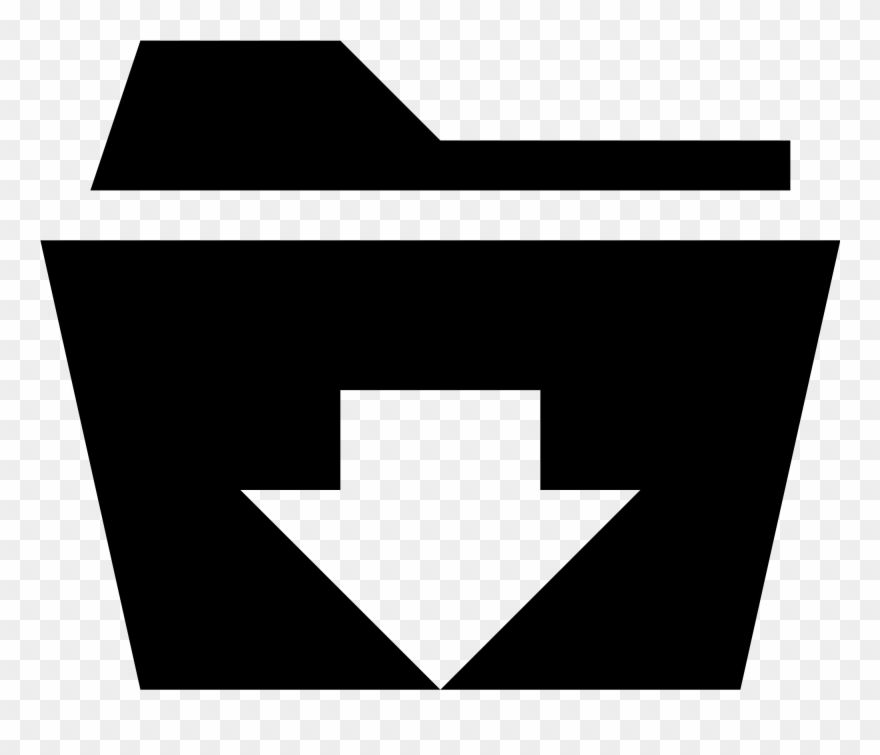 Open - Folder Download Icon Png Clipart (#1741581) - PinClipart