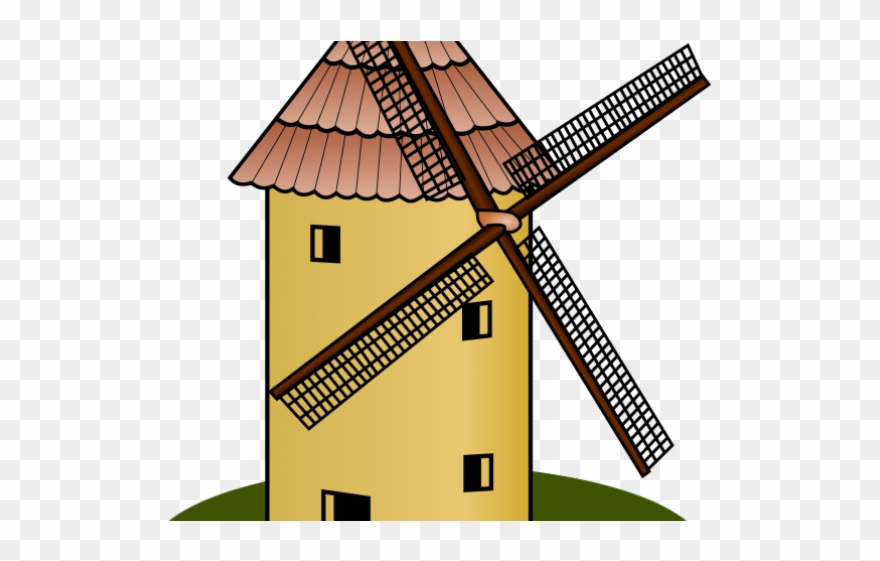 Mill Clipart - Windmill Png Clipart Transparent Png (#1741790) - PinClipart