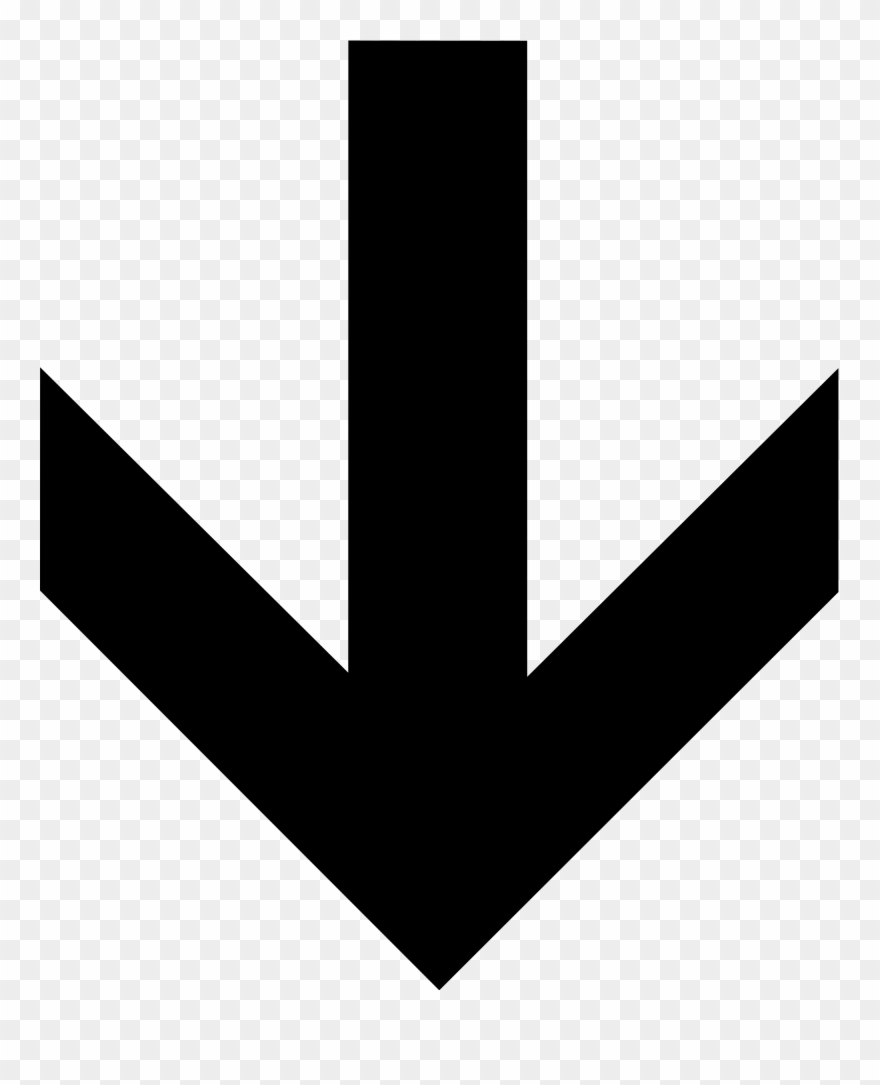 Open - Down Arrow Clipart (#1744645) - PinClipart