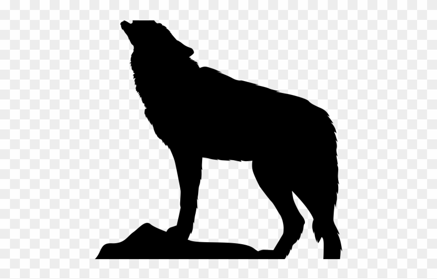 Wolf Clipart Mountain - Transparent Wolf Silhouette Png (#1746155 ...