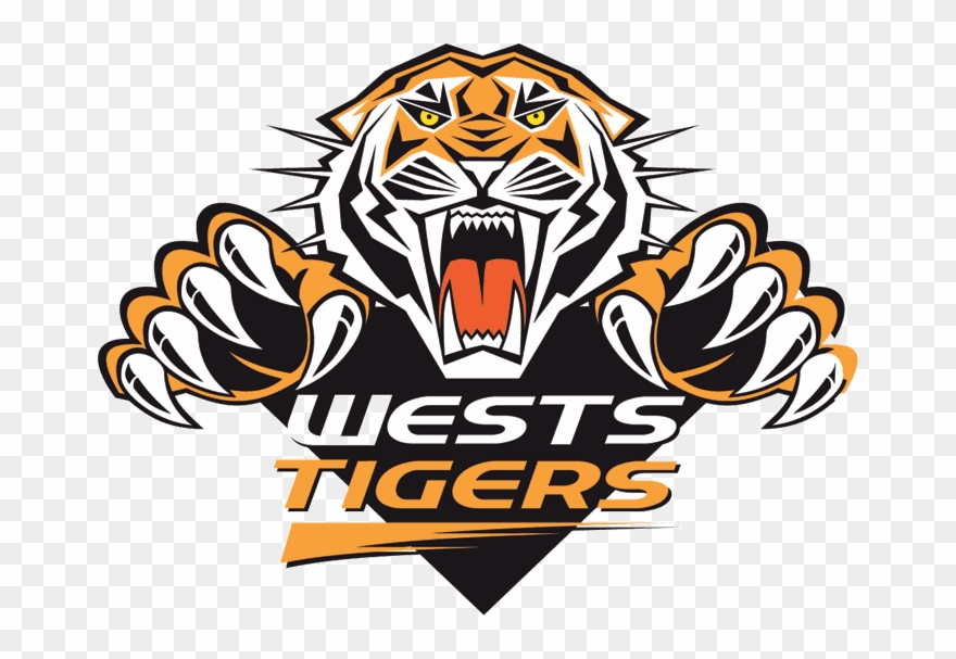 Wests Tigers 2000 Pres Primary Logo Diy Iron On Transfers - West Tigers ...