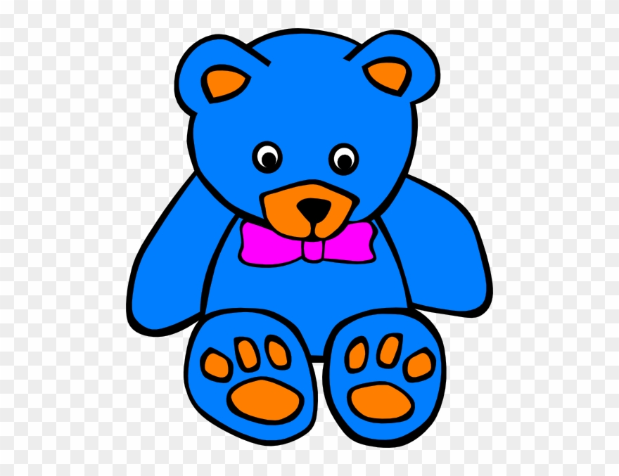 Colourful Teddy Bear Clipart - Png Download (#1766215) - PinClipart