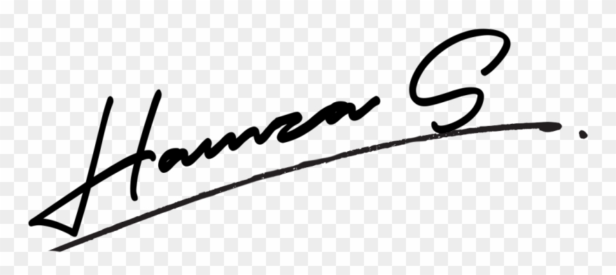 Background Image - Hamza Signature Clipart (#1766449) - PinClipart