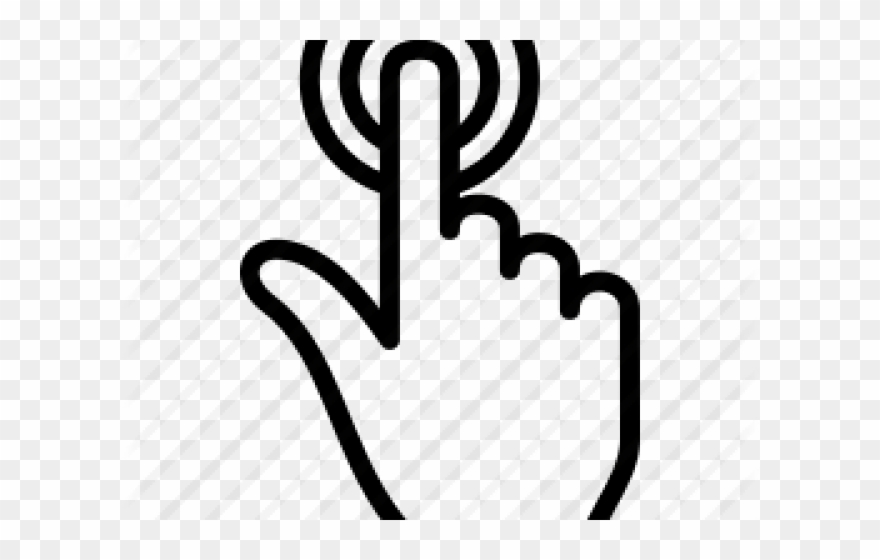 Finger Clipart Finger Click - Finger Icon - Png Download (#1783794 ...