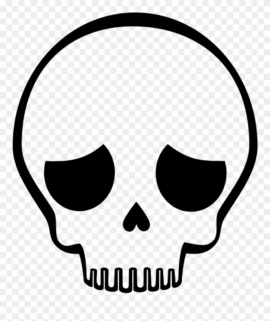 Sad Skull Clipart (#1792093) - PinClipart