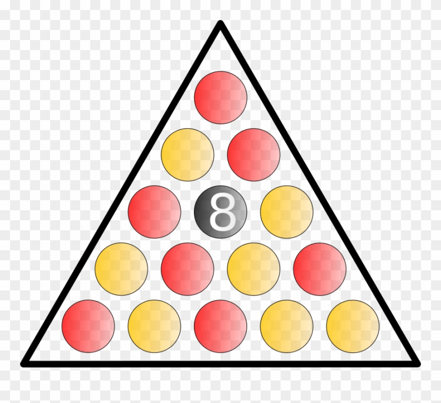 File - Rack 8-pool - Svg - 8 Pool Triangle Clipart (#1797769) - PinClipart