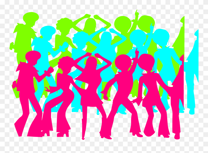 Disco, Dancers, People - Disco Party Clip Art - Png Download (#183247 ...