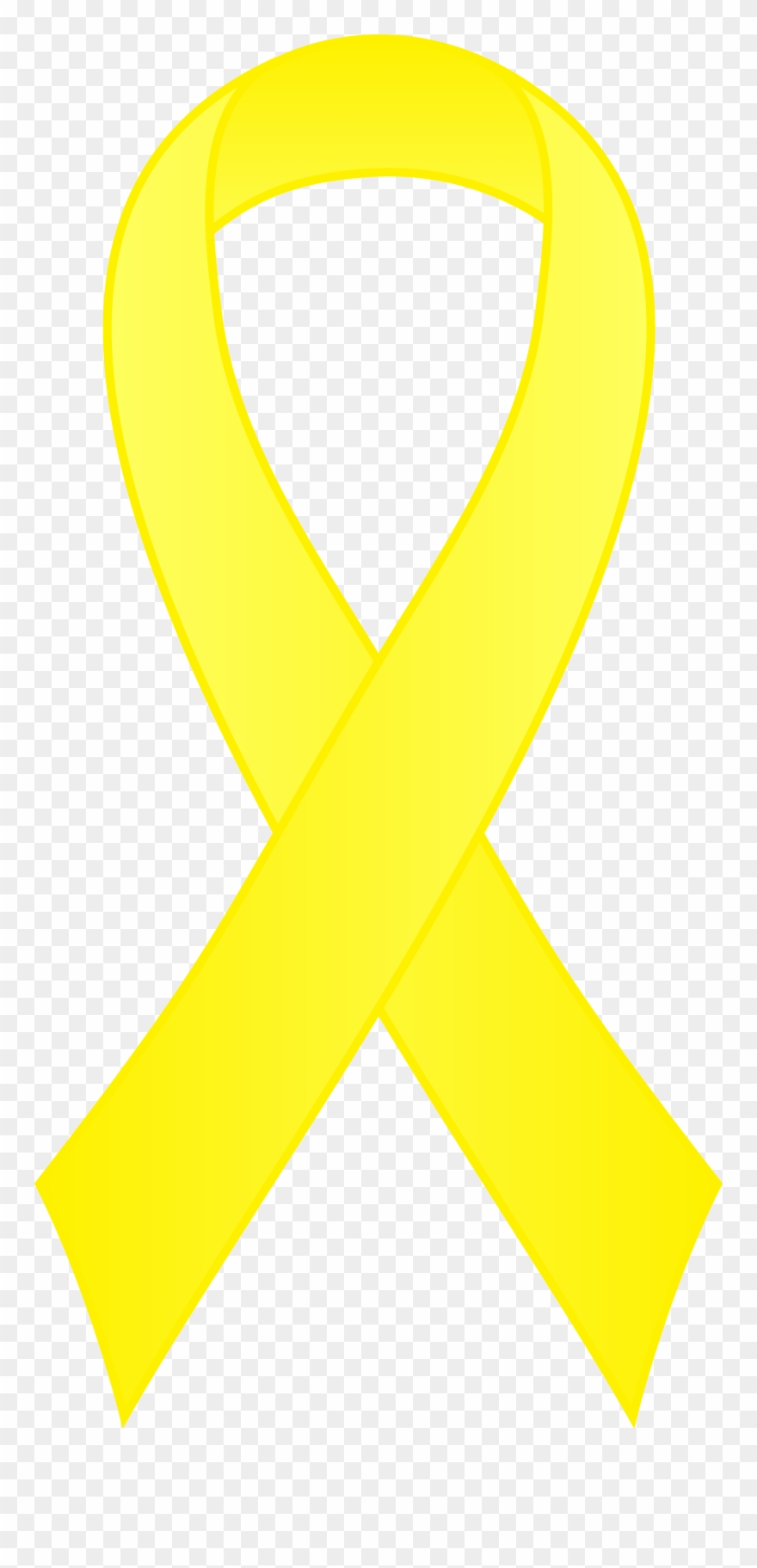 Download Yellow Awareness Ribbon Clipart - Acute Lymphoblastic Leukemia ...