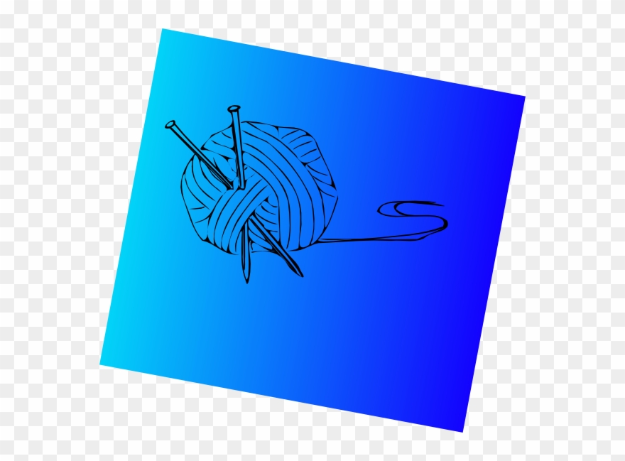 Download Knitting Needles With Ball Of Yarn Clip Art - Knitting Clip ...