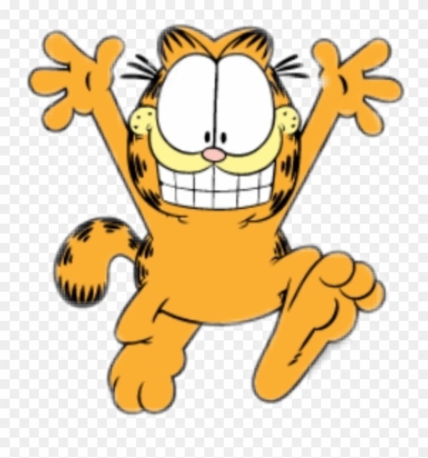 Download Cartoon Stickers, Picsart - Garfield Face Clipart (#189294 ...