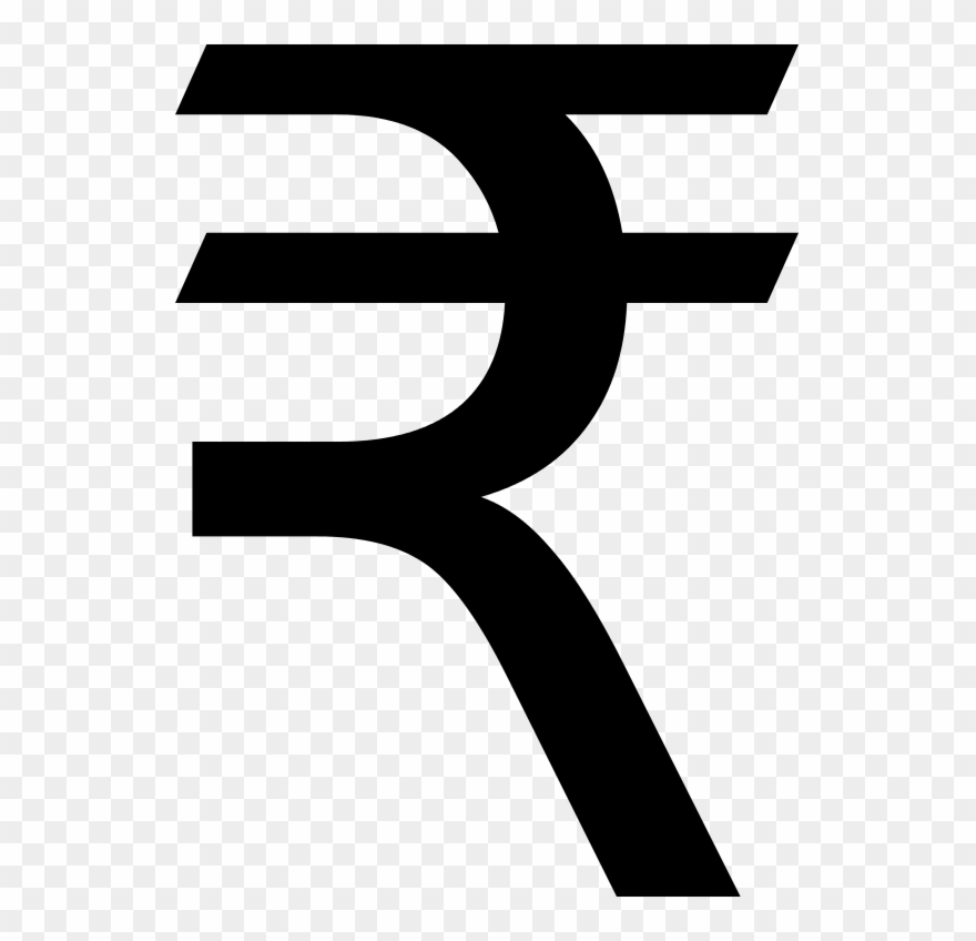 Indian Rs Symbol Images Indian Rupee Symbol Png Clipart 1801203 PinClipart
