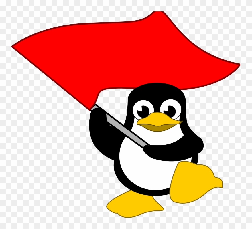 Penguin Waving Flag Clipart (#1814715) - PinClipart