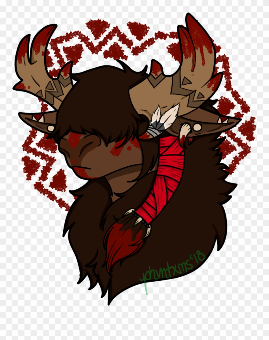 Did A Piece Of My Highmountain Tauren Druid - Cartoon Clipart (#1824985 ...