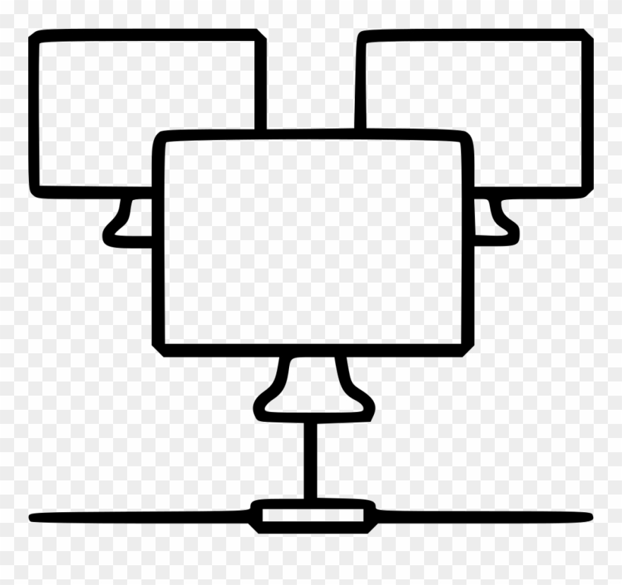 Download Jpg Black And White Monitors Structure Level Svg Png - Vector ...