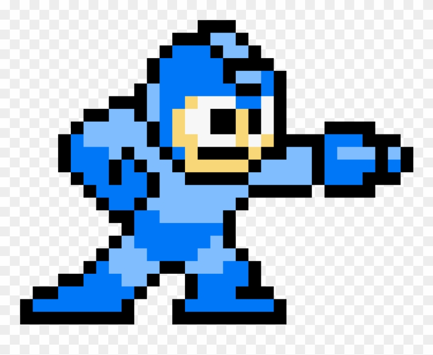 Download Test Mega Man Pixel Art Clipart (#1832911) - PinClipart