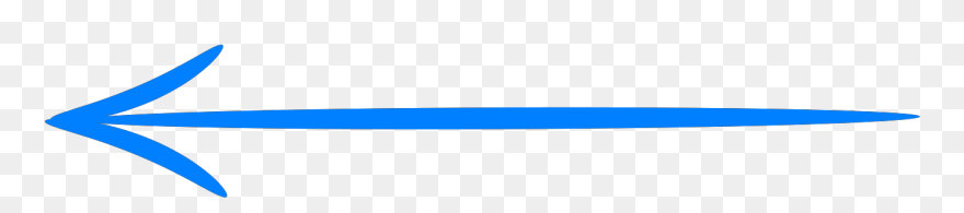 Arrow Left Blue Handdrawn Png Image Clipart (#1834383) - PinClipart