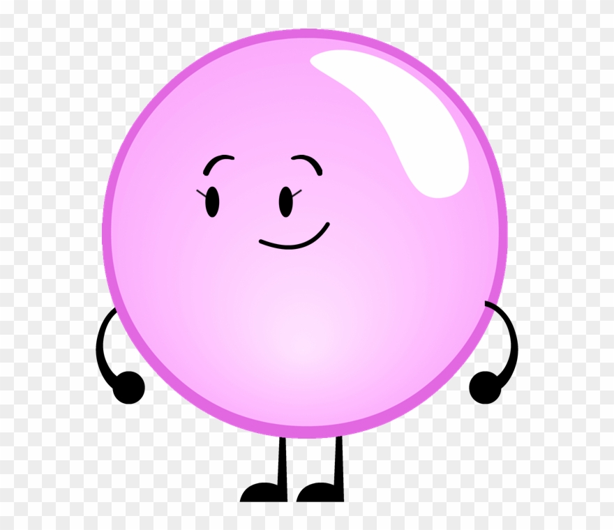 Pink Bubble Pose - Pink Bubble Bfdi Clipart (#1839647) - PinClipart