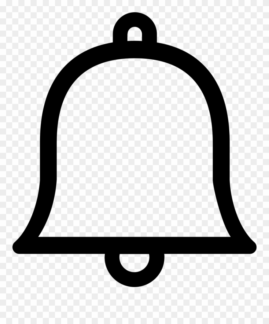 Download Png File - White Bell Notification Icon Transparent Clipart ...