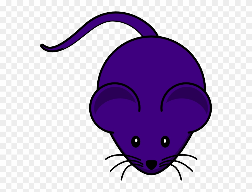 Download Purple Simple Mouse Art Clip Art At Clker Com - Black Mice ...