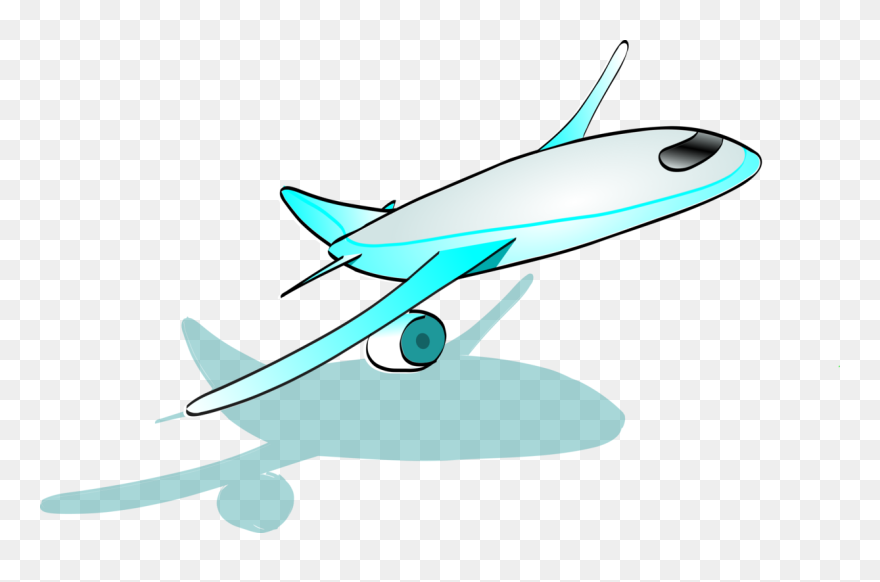 Medium Image - Cartoon Plane Taking Off Clipart (#192599) - PinClipart