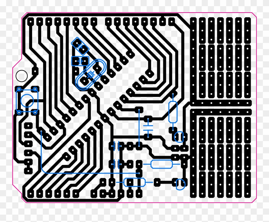 Download Nanino The Diy Friendly Arduino Pcb De Arduino Clone Clipart