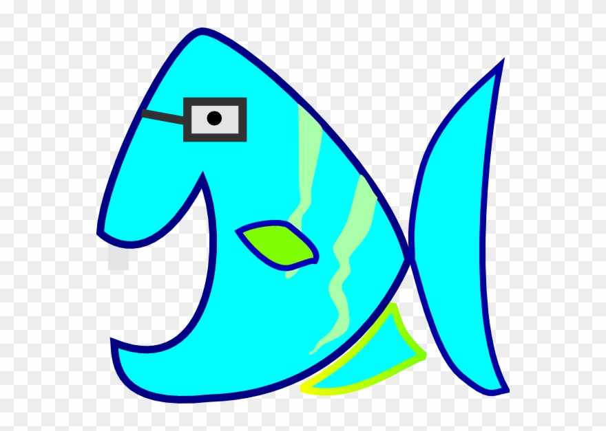 Fish With Glasses Cartoon Clipart (#198444) - PinClipart