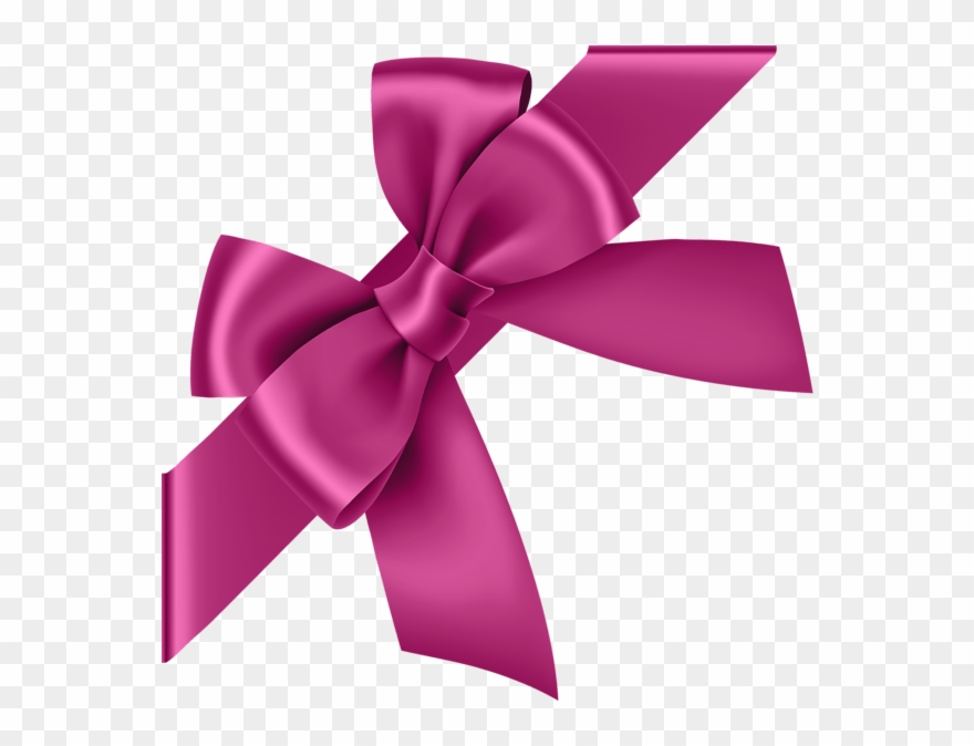 Pink Corner Bow Transparent Clip Art Image - Red Ribbon Corner Png ...