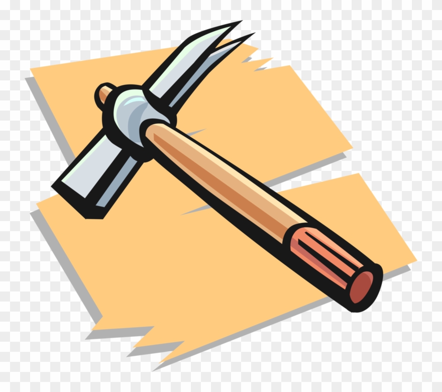 Vector Illustration Of Claw Hammer Hand Tool Used To - Vector Graphics ...