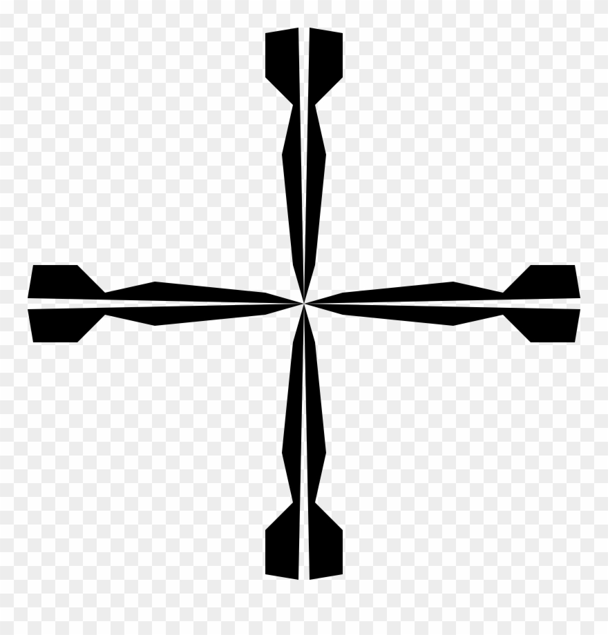 Download Cross Clxv Picture Royalty Free Stock - Plantilla De Un Kunai ...